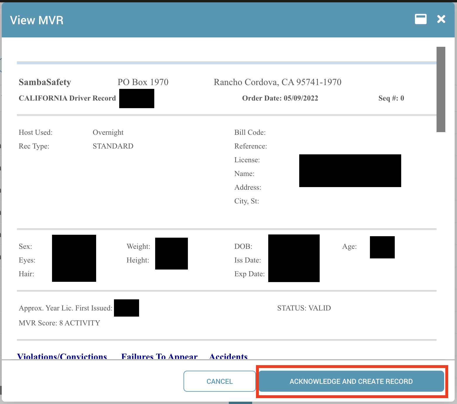 The Samba Safety/DriverHub Integration