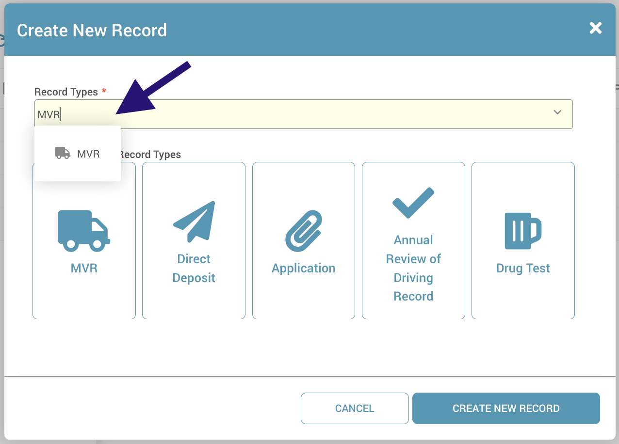 Create, Update, and Edit Records in DriverHub
